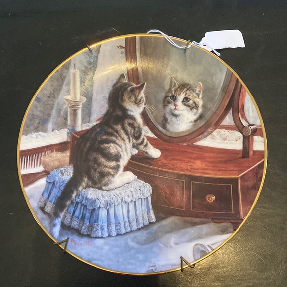 Other | Whos The Fairest Of Them All By Frank Paton Cat Plate | Poshmark